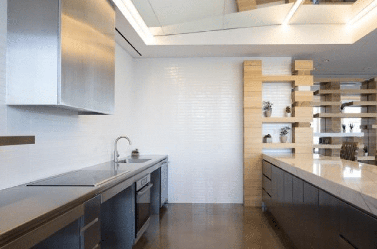 Marble and Metal: A Perfect Fusion for Modern and Industrial Kitchen ...